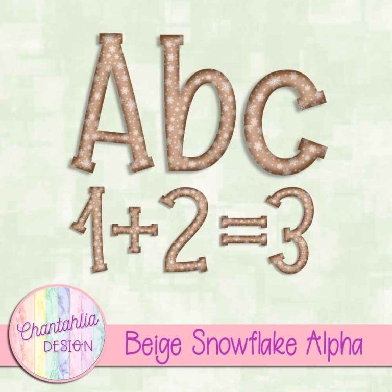 Free Alphas for Digital Scrapbooking, Bulletin Board Lettters and More