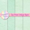 Free Digital Papers featuring Sea Green Vintage Designs
