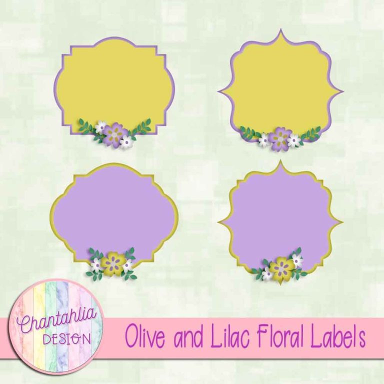 Free design elements / clip art for digital scrapbooking and other crafts