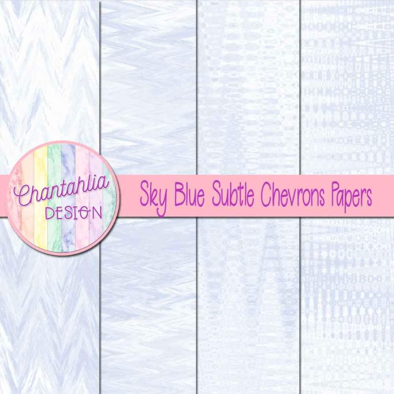 Free Digital Papers featuring Sky Blue Subtle Chevrons Designs