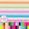 Free Easter Egg Borders Design Elements