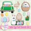 Free Easter Egg Hunt Design Elements for Digital Scrapbooking
