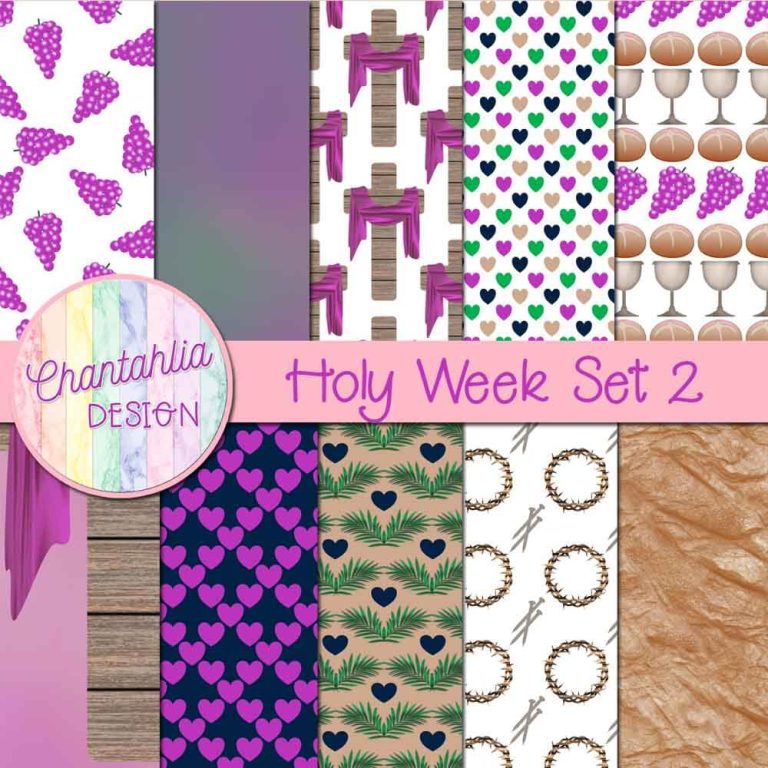 Free Holy Week Digital Papers