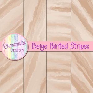 Free Digital Papers featuring Beige Painted Stripes Designs