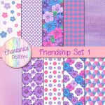 Free Friendship Digital Papers