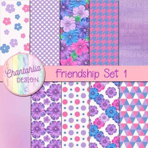 Free Friendship Digital Papers
