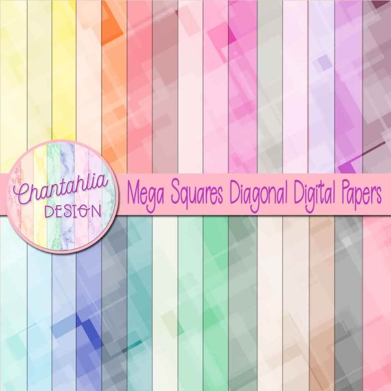 Free Digital Papers featuring a Mega Squares Design