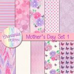 Free Mother's Day Digital Papers