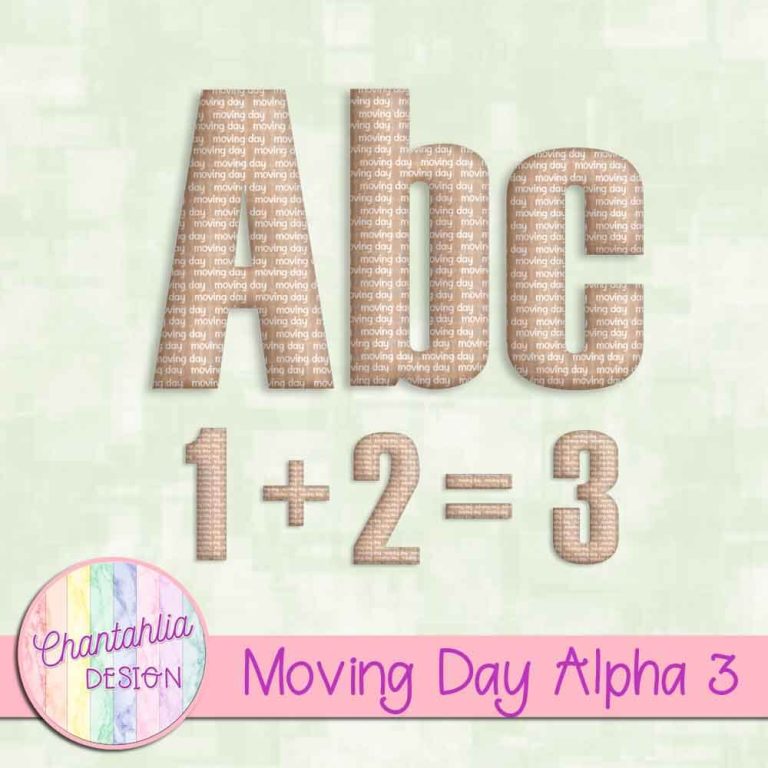 Free Alphas for Digital Scrapbooking, Bulletin Board Lettters and More