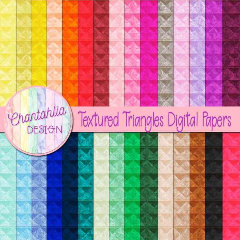 Free Digital Papers featuring a Textured Triangles Designs