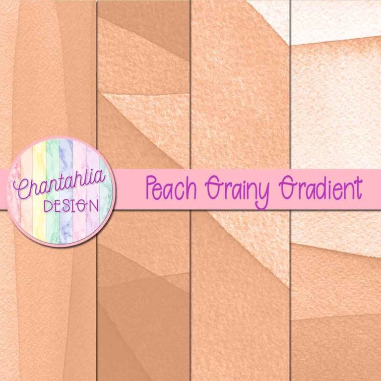 Free Digital Papers featuring Peach Grainy Gradient Designs