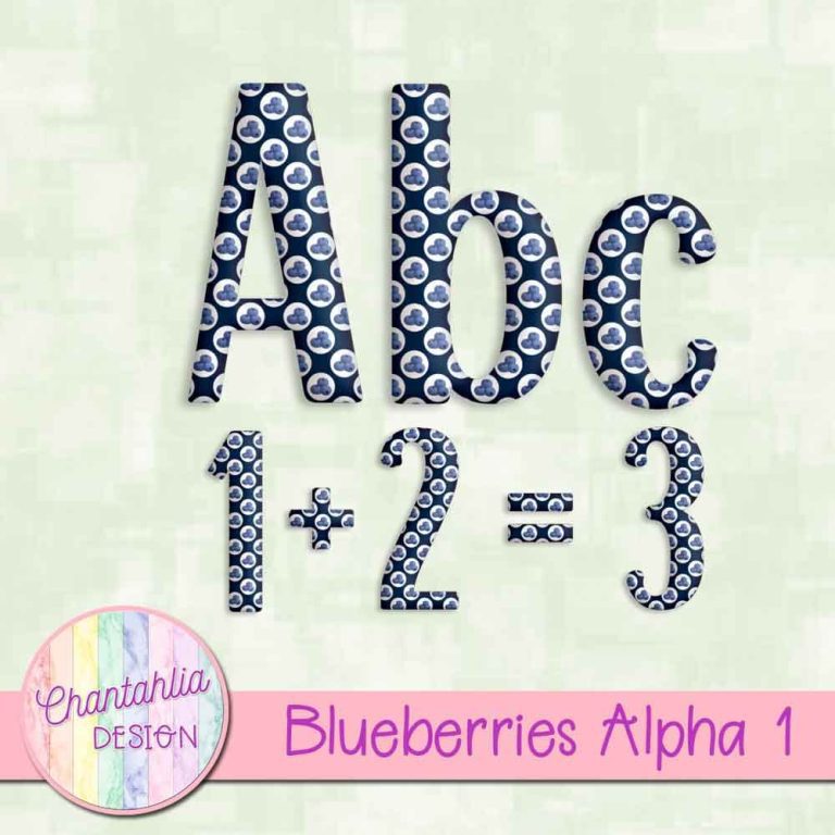 Free Alphas for Digital Scrapbooking, Bulletin Board Lettters and More
