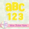 Free Alpha featuring Yellow Sticker Designs