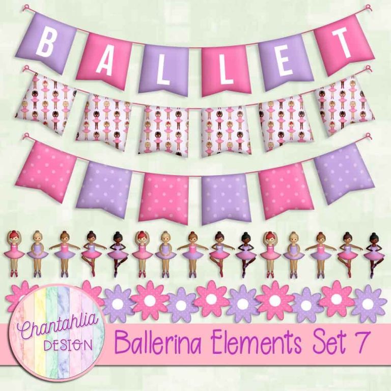 Free design elements / clip art for digital scrapbooking and other crafts
