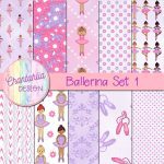 Free Ballerina Digital Papers