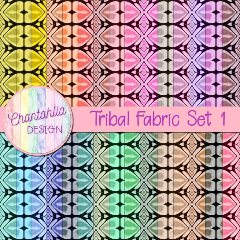 Free Digital Papers featuring a Tribal Design