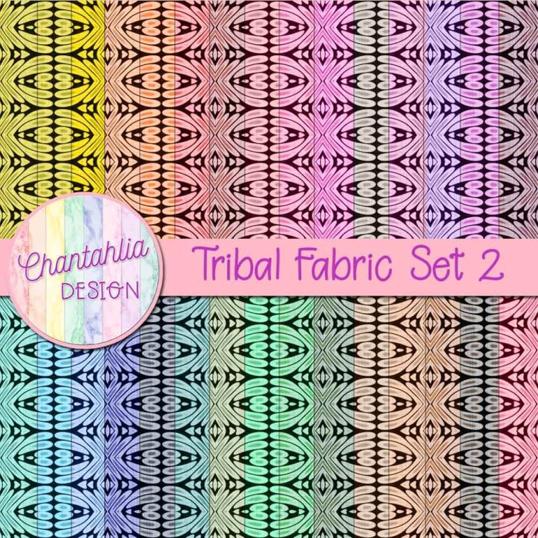 Free Digital Papers featuring a Tribal Design