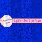 Free Digital Papers featuring Royal Blue Small Striped Squares Designs