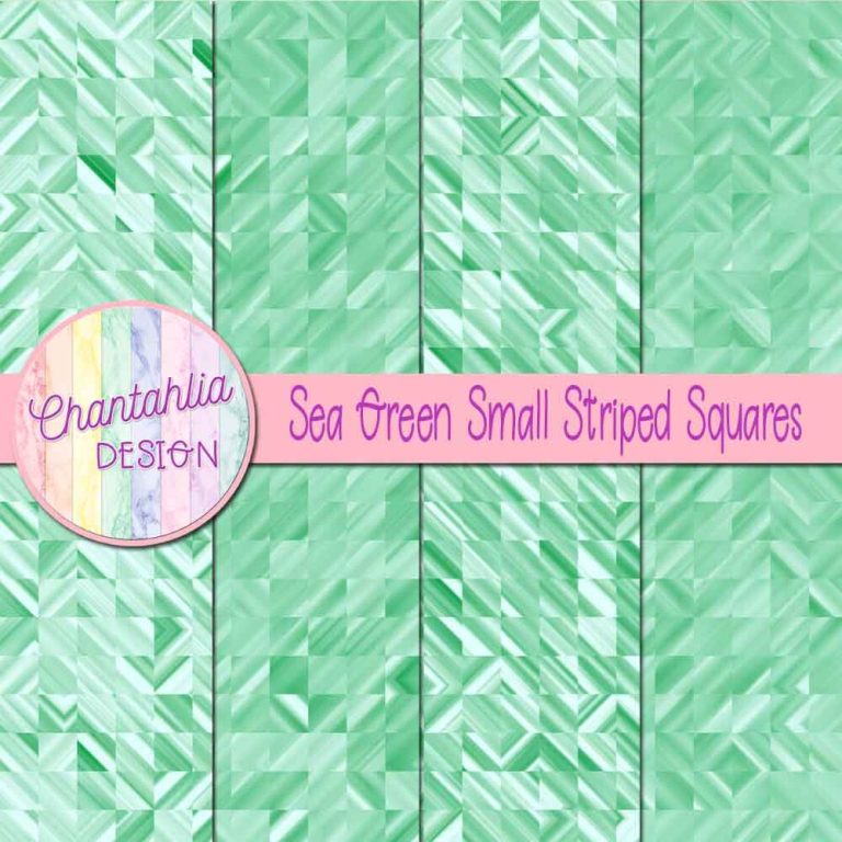 Free Digital Papers featuring Sea Green Small Striped Squares Designs