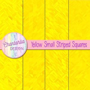 Free Digital Papers featuring Yellow Small Striped Squares Designs