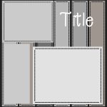 Free Digital Scrapbook Layout Template to Create your own Unique Pages