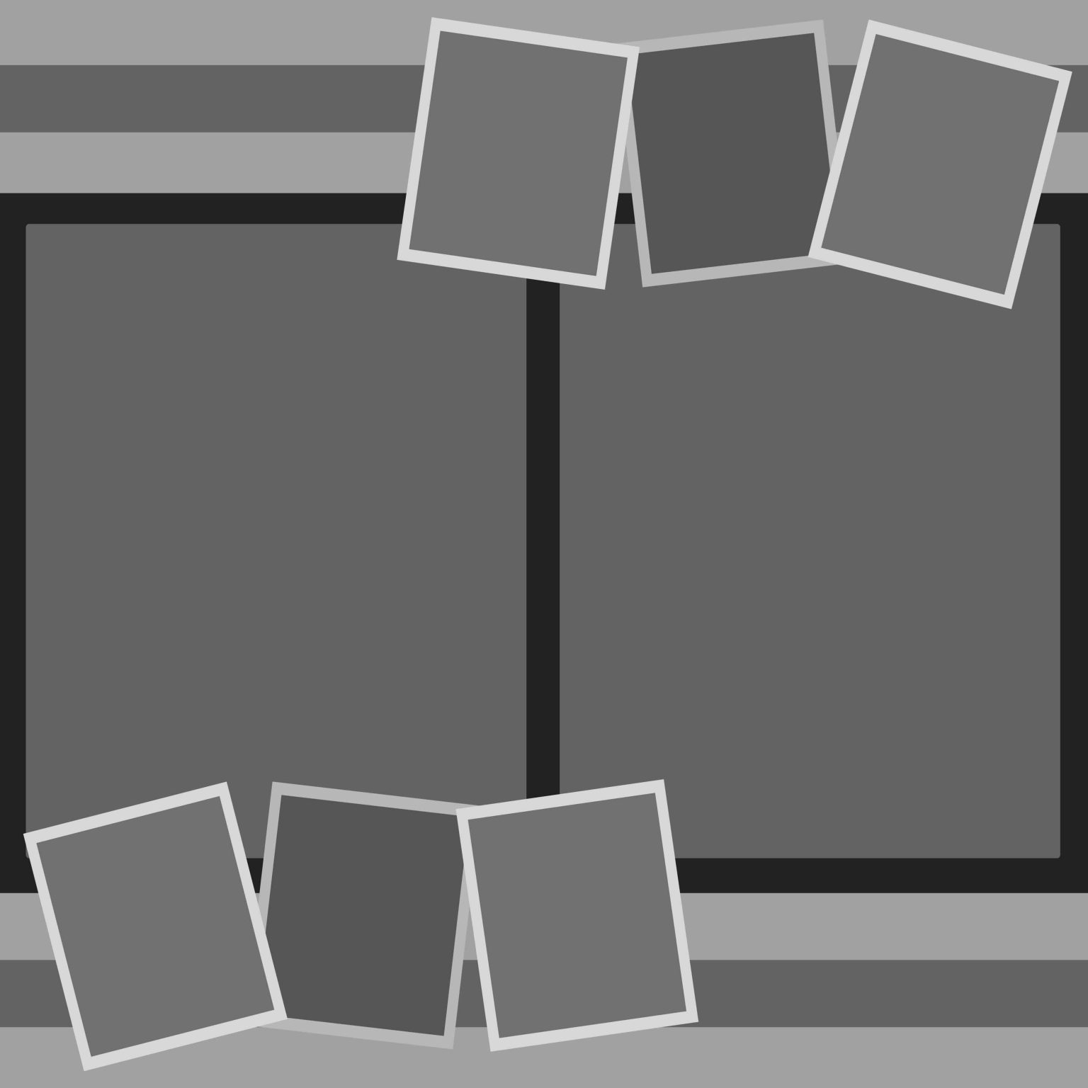 Free Digital Scrapbook Layout Template to Create your own Unique Pages