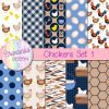 Free Chickens Digital Papers
