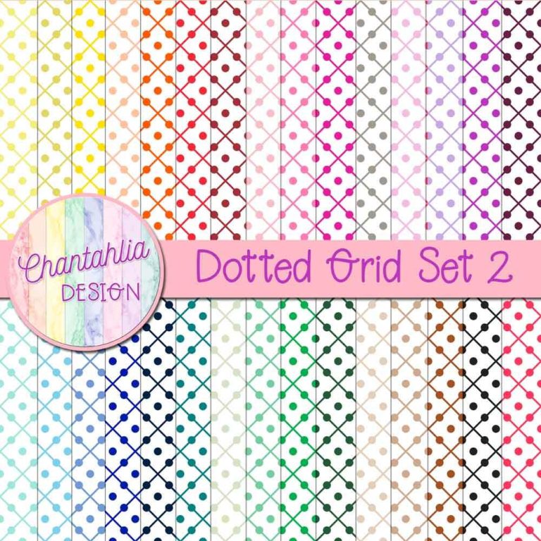 Free Digital Papers featuring a Dotted Grid Design