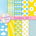 Free Sunshine Digital Papers