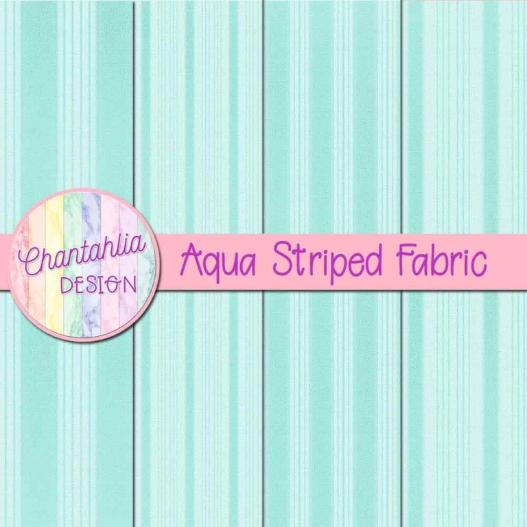 Free Digital Papers featuring Aqua Striped Fabric Designs