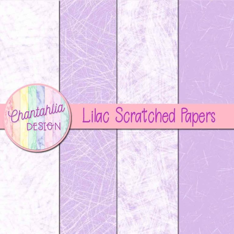 Free Digital Papers featuring Lilac Scratched Designs