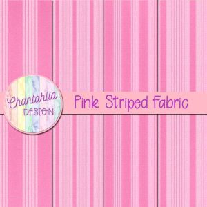 Free Digital Papers featuring Pink Striped Fabric Designs