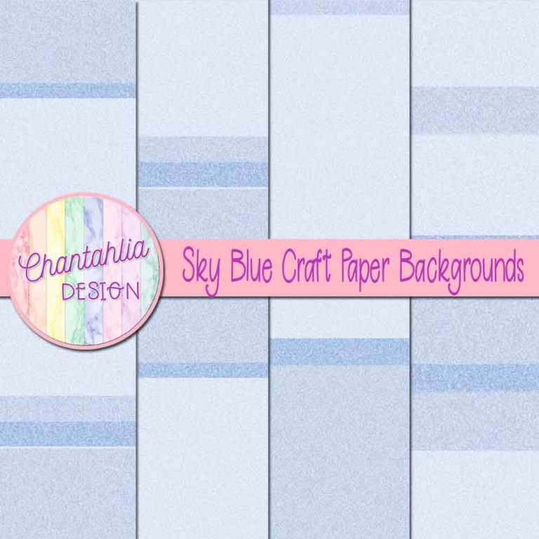 Free Digital Papers featuring Sky Blue Craft Paper Backgrounds Designs