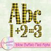 Free Buffalo Plaid Alpha in Yellow
