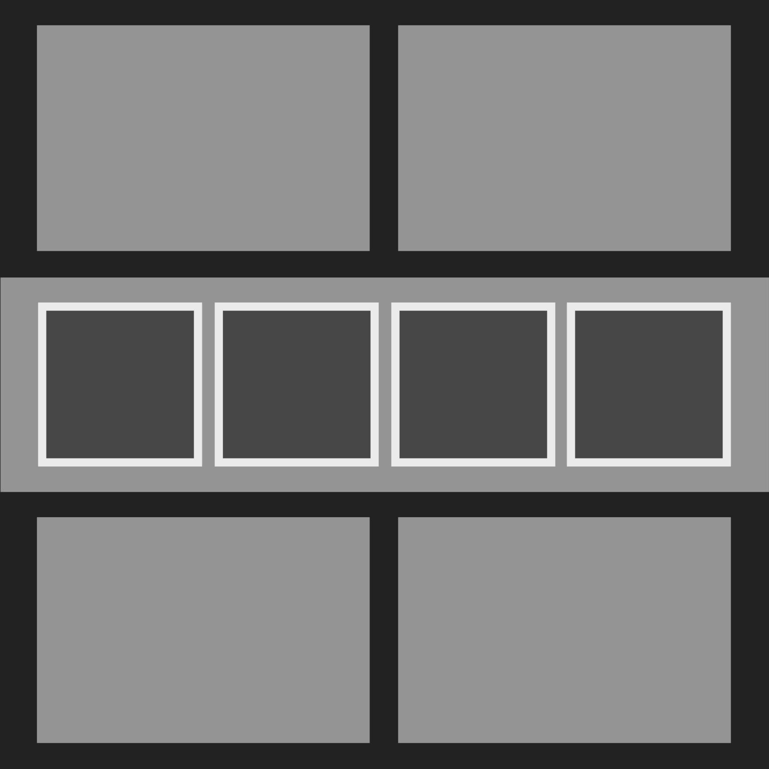 Free Digital Scrapbook Layout Template to Create your own Unique Pages