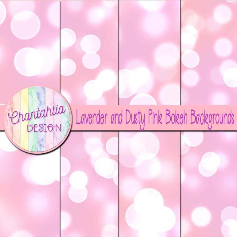 Lavender and Dusty Pink Bokeh Backgrounds