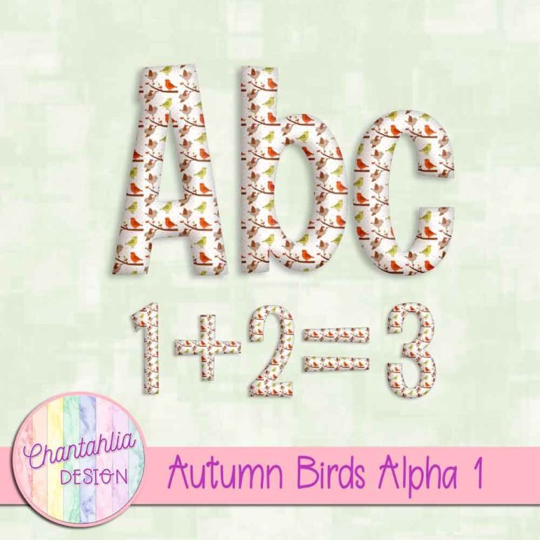 Free Alphas for Digital Scrapbooking, Bulletin Board Lettters and More