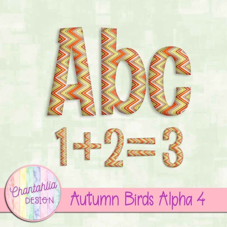 Free Alphas for Digital Scrapbooking, Bulletin Board Lettters and More