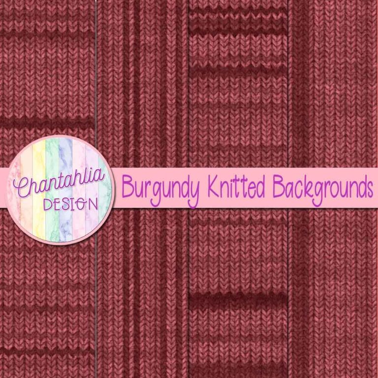 Burgundy Knitted Backgrounds