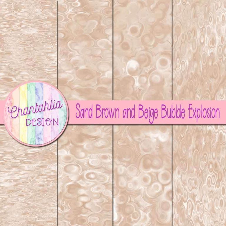 Sand Brown and Beige Bubble Explosion Backgrounds