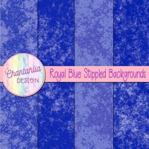 Royal Blue Stippled Digital Paper Backgrounds