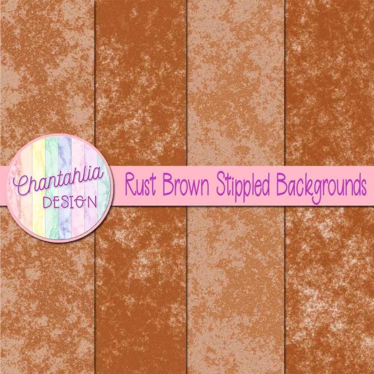 Rust Brown Stippled Digital Paper Backgrounds