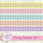 Easter Bunny Borders Set