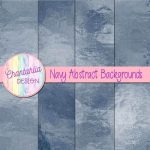 Navy Abstract Digital Paper Backgrounds
