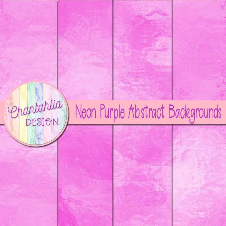 Neon Purple Abstract Digital Paper Backgrounds