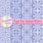 Royal Blue Subdued Patterns