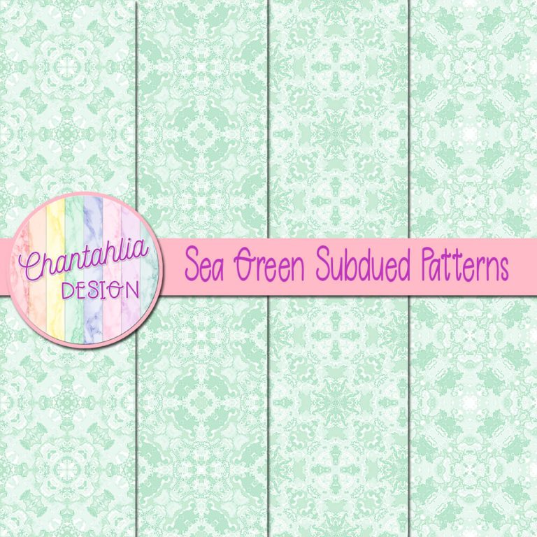 Sea Green Subdued Patterns