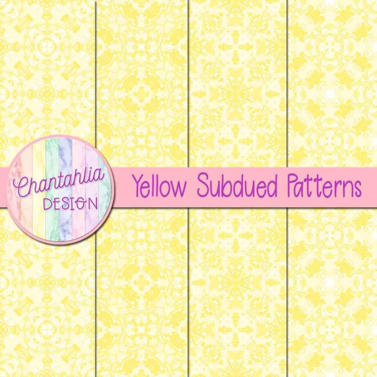 Yellow Subdued Patterns