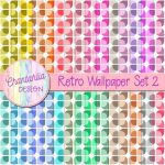 Retro Wallpaper Digital Papers