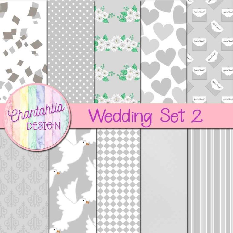 Wedding Digital Papers